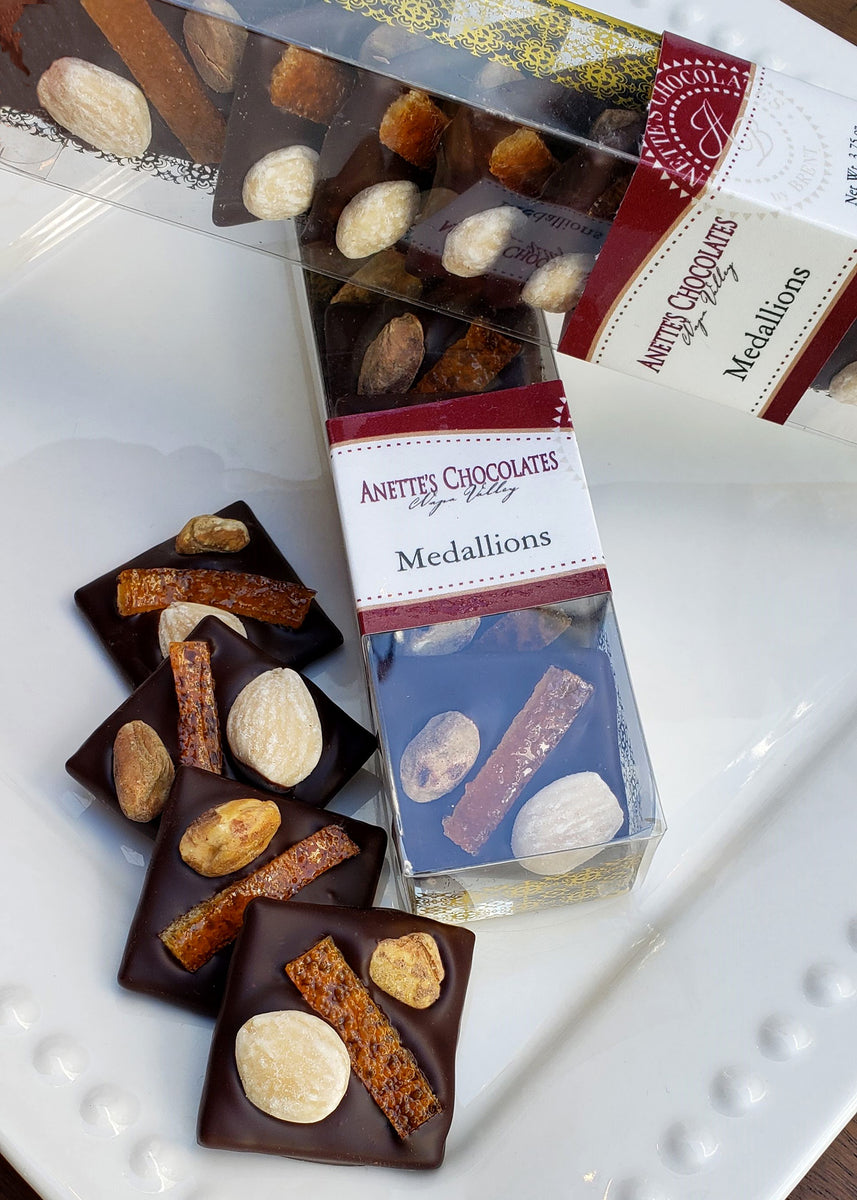 5pc Cello: Vanilla Cream Belmonts, Hazelnut Truffles, Italian Cherry C ...